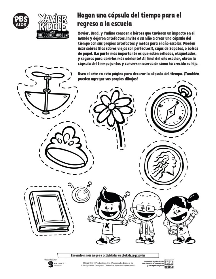 Hagan una cápsula del tiempo para el regreso a… | PBS KIDS for Parents