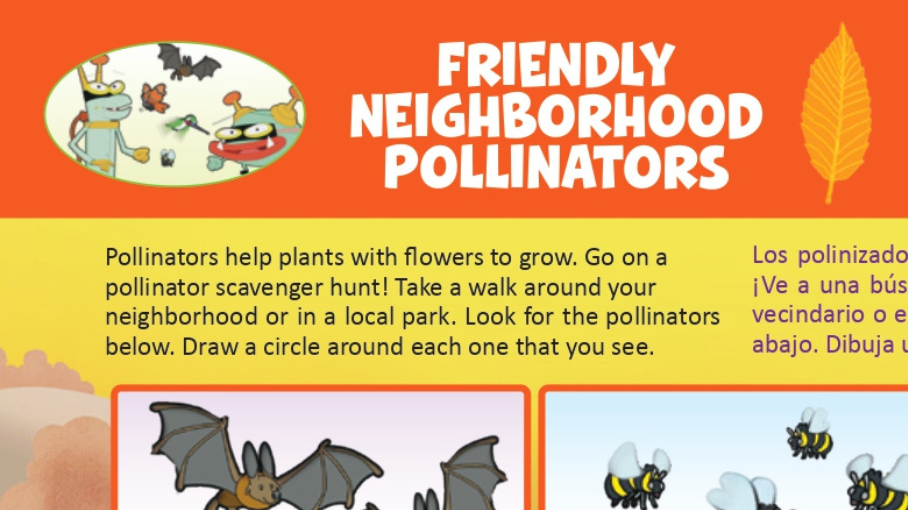 Friendly Neighborhood Pollinators | Kids Coloring Pages | PBS KIDS for ...