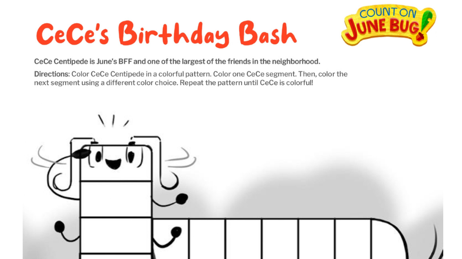 CeCe's Birthday Bash | Kids Coloring Pages | PBS KIDS for Parents