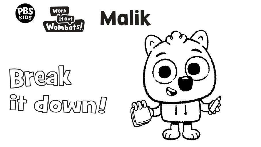 work it out wombats coloring pages