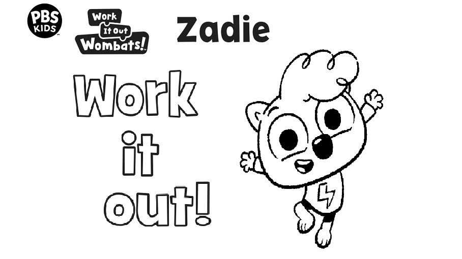 sadie coloring pages